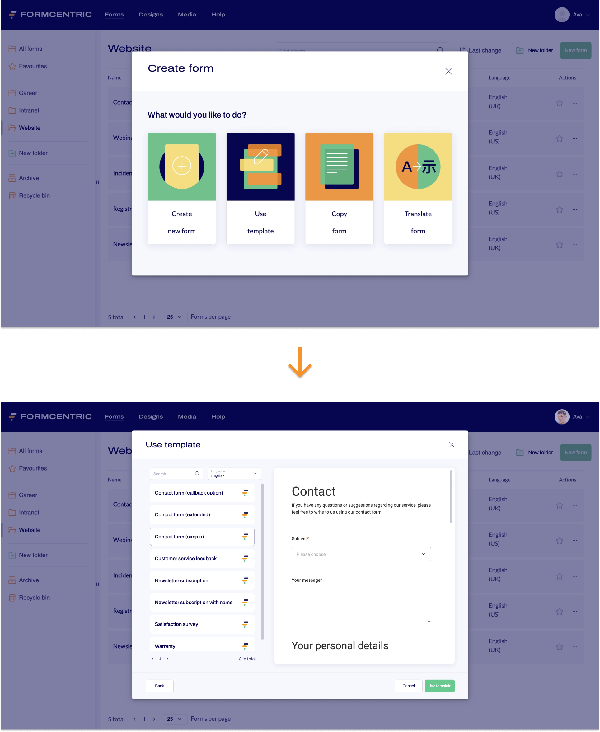Using Templates